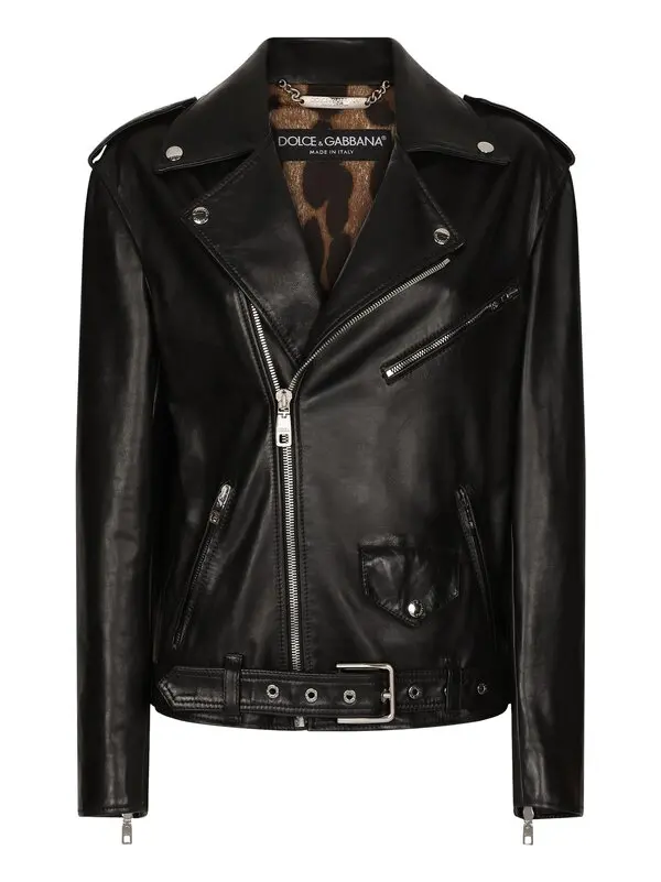 Dolce & Gabbana Giubbotto Coats And Jackets - Black