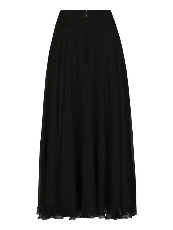Dolce & Gabbana Gonna Skirts Silk - Black