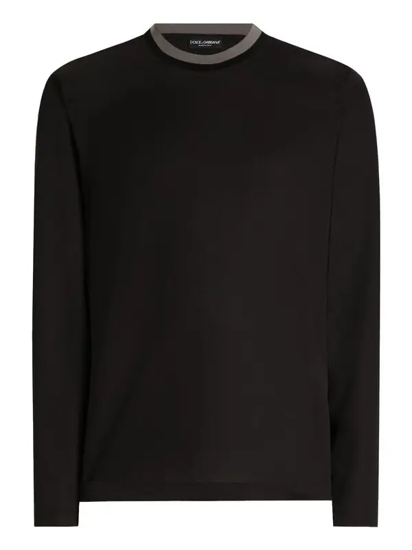 Dolce & Gabbana Jersey T-shirt T-shirts And Polos - Black