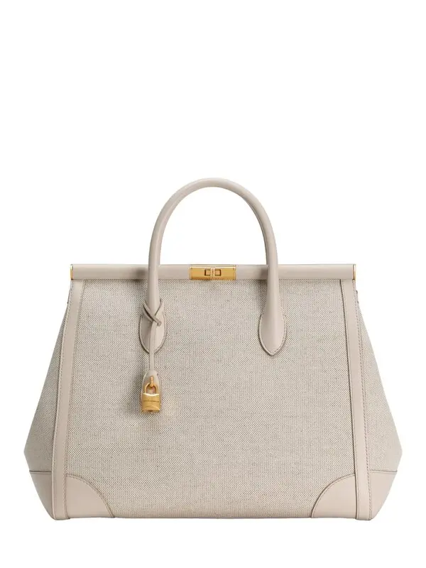 Dolce & Gabbana Marlene Fabric And Calfskin Handbag Handbags - Multicolor