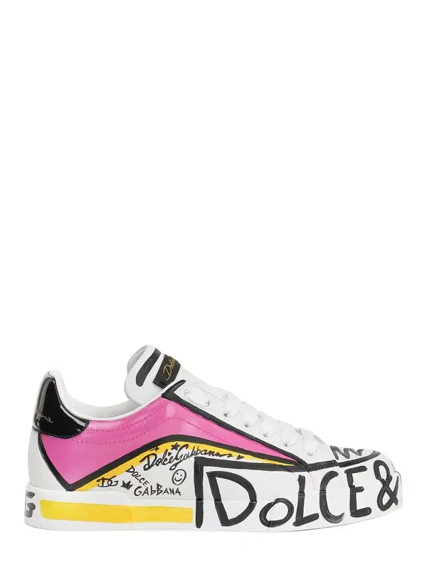 Dolce & Gabbana Limited Edition Portofino Sneakers - White
