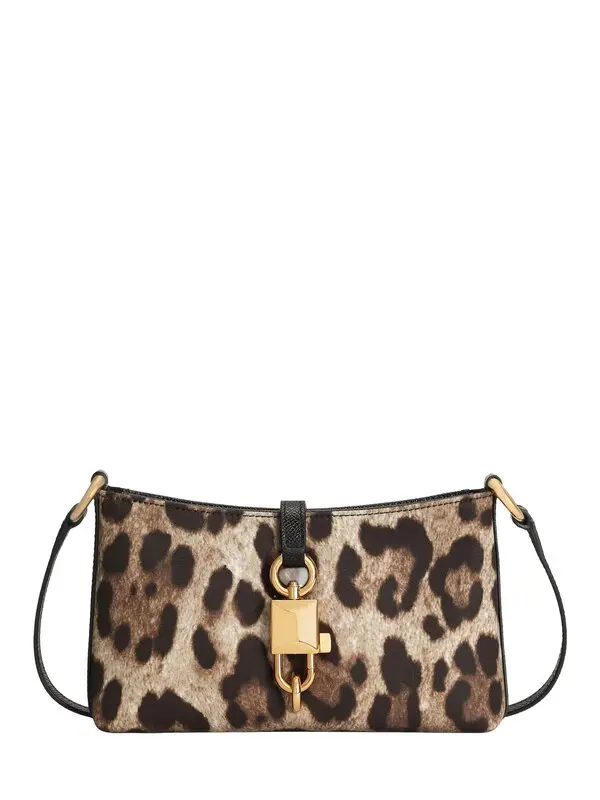 Dolce & Gabbana Leopard- Lock Shoulder Bag Shoulder And Crossbody Bags Animal - Print
