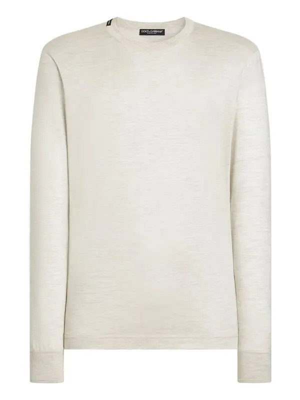Dolce & Gabbana T-shirt M/lunga Giro T-shirts And Polos - Multicolor