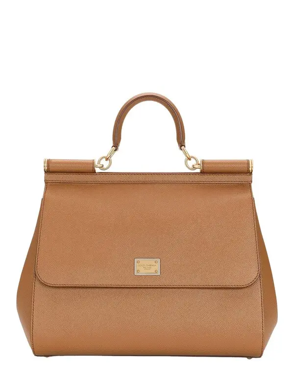 Dolce & Gabbana Borsa A Mano Handbags Leather - Brown
