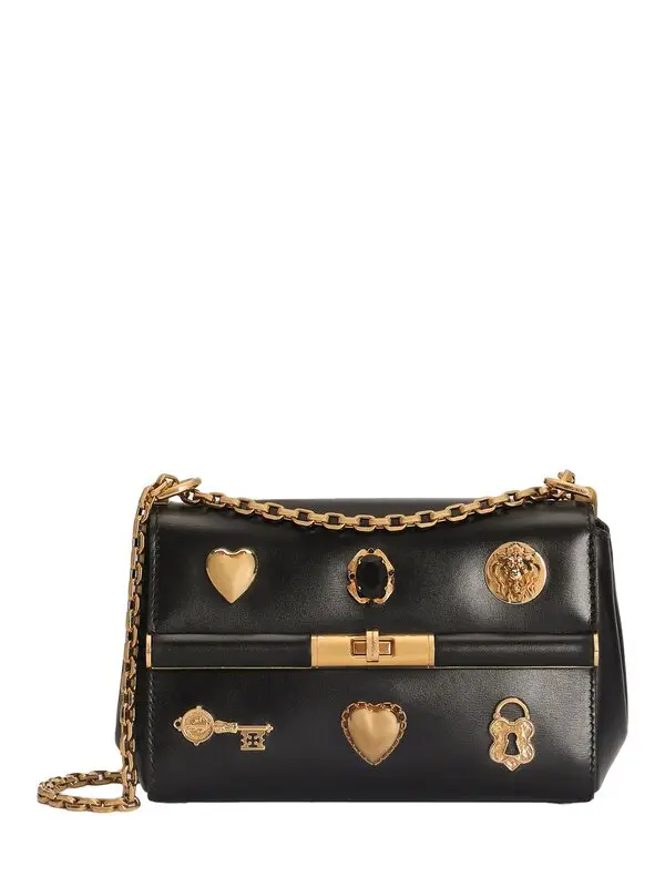 Dolce & Gabbana Marlene City Mini Bag In Palmated Calfskin Multi-colored - Multicolor