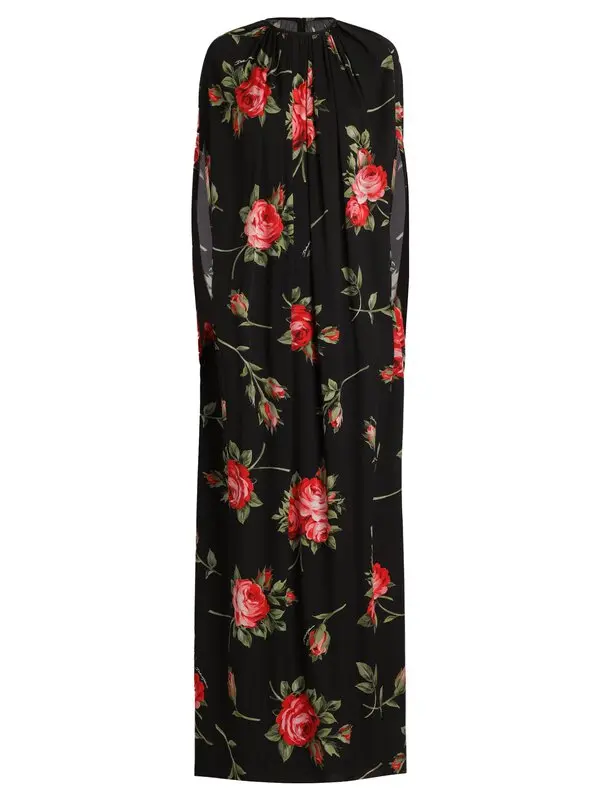 Dolce & Gabbana Rose Bouquet-print Tunic Dress Dresses - Multicolor