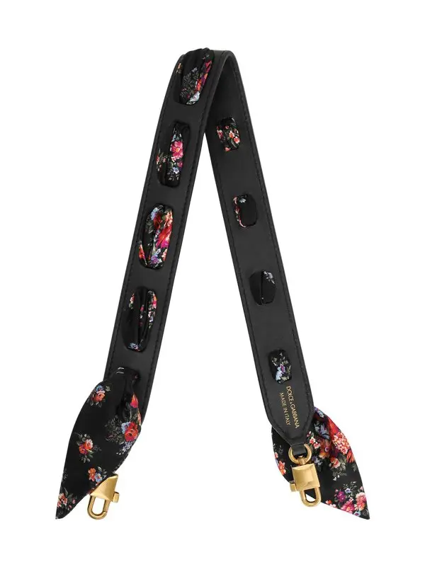 Dolce & Gabbana Raffia Crochet And Twill Shoulder Strap Collection - Multicolor