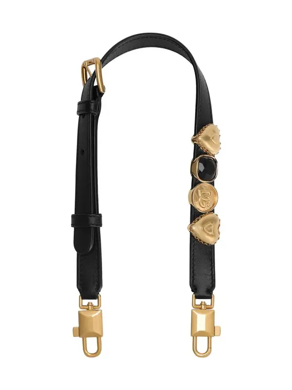 Dolce & Gabbana Calfskin Shoulder Strap - Black