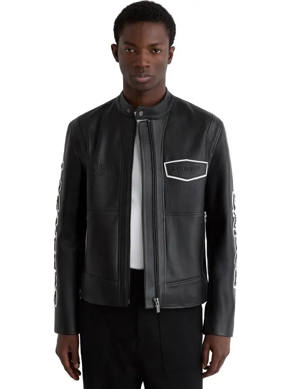 REISS X Mclaren F1 Team Las Vegas Biker Jacket - Black