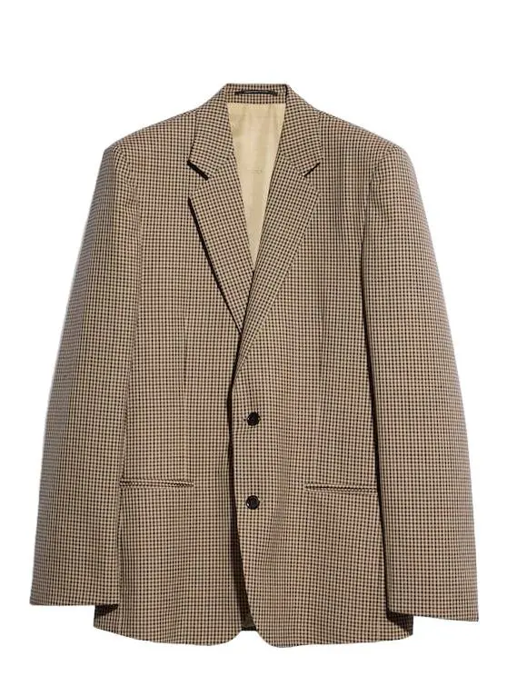 Gucci Gg Cotton Gabardine Jacquard Jacket, Size - Beige