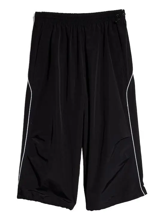 Gucci Gg Supreme Linen Shorts, Size - Black