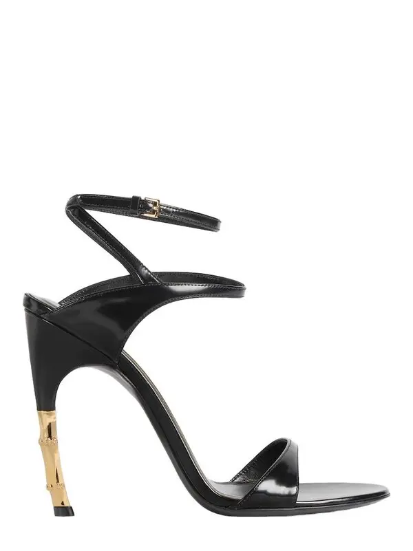 Gucci Platform Sandals With Double G Hardware - Black