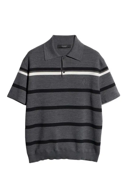 Gucci Sik Cotton Knit Poo Shirt, Size - Grey