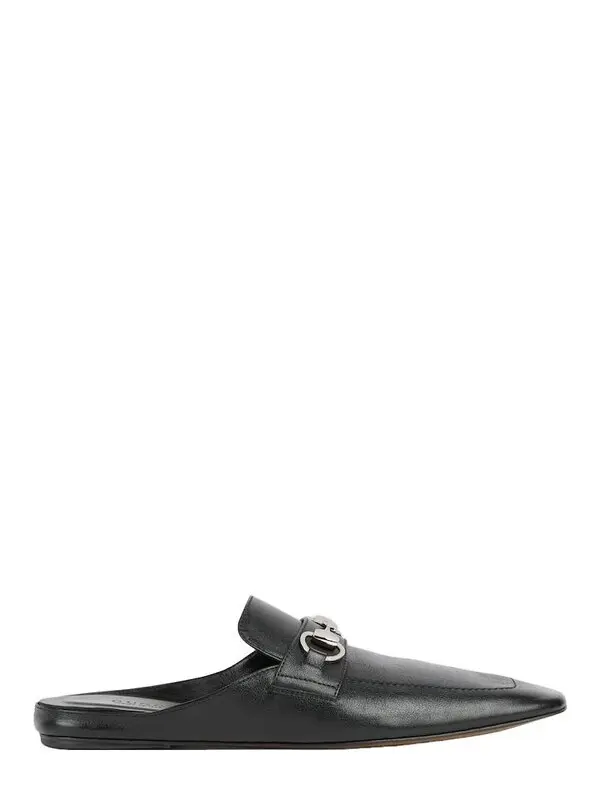Gucci Princetown Horsebit Leather Slipper - Black