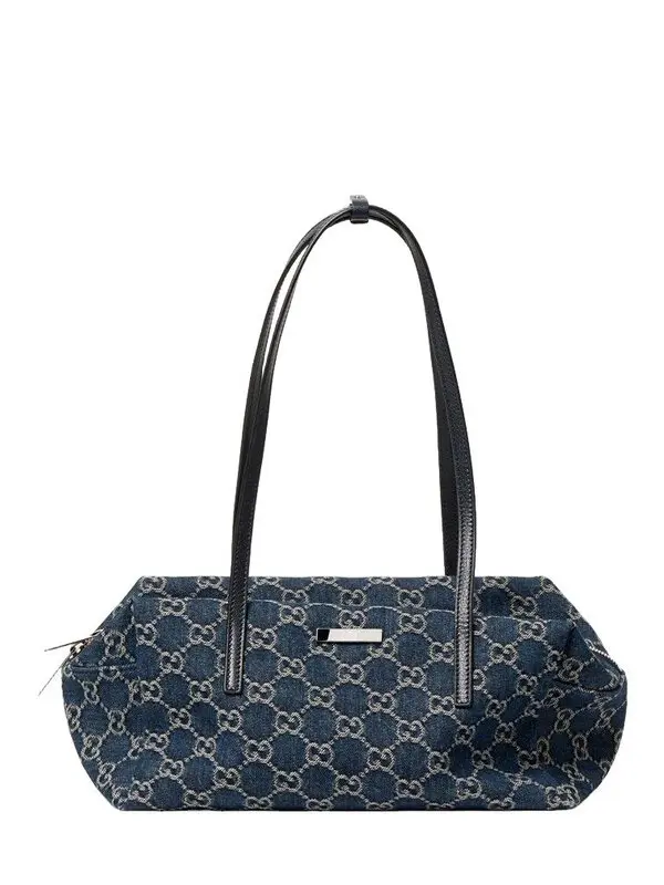 Gucci Ophidia Medium Top Handle Bag - Blue