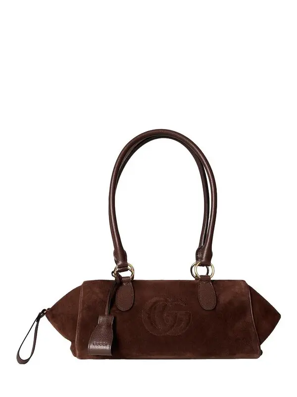 Gucci Ophidia Medium Top Handle Bag - Brown