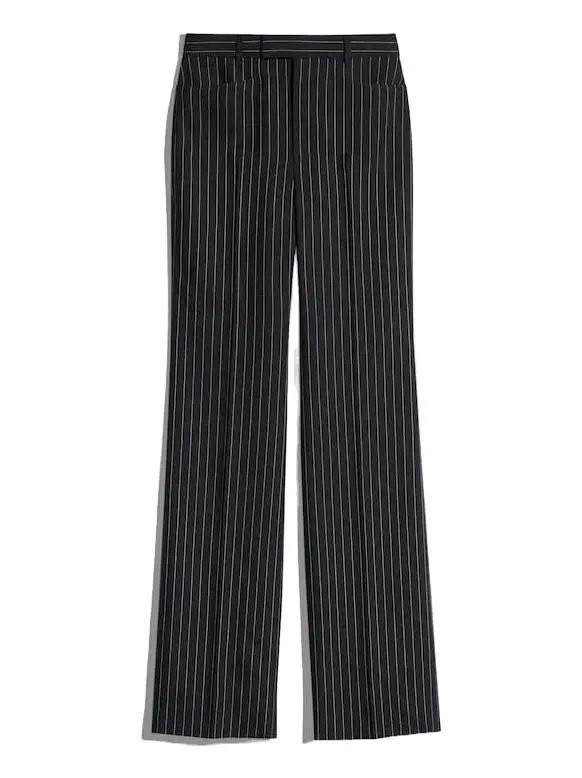 Gucci Gg Supreme Print Silk Trousers - Blue