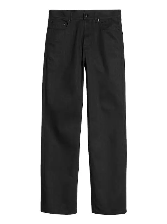 Gucci Slim Fit Cotton Denim Trousers - Black