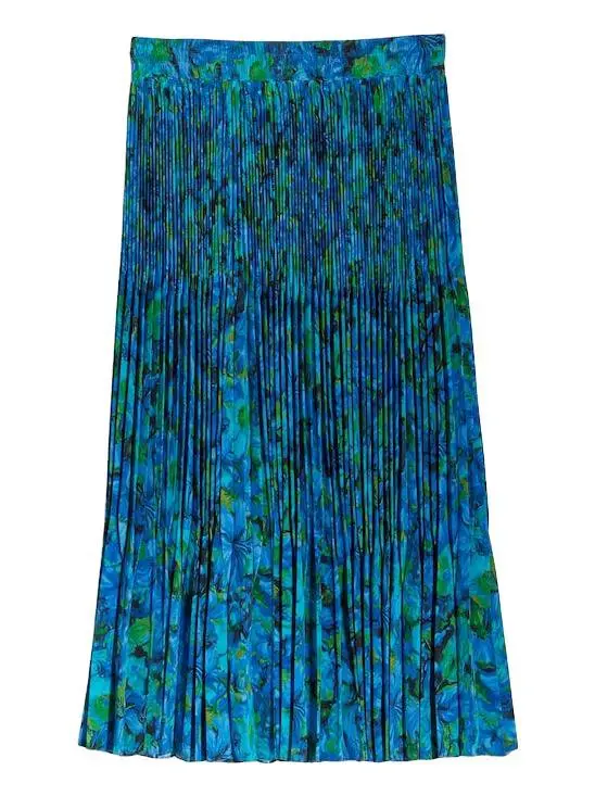 Gucci Gg Cotton Gabardine Skirt - Blue