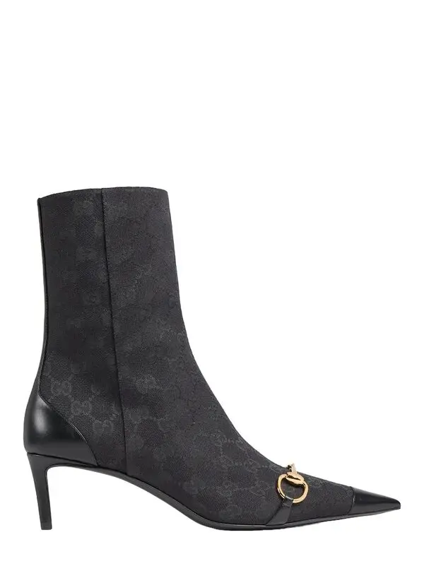 Gucci Horsebit Ankle Boots - Black