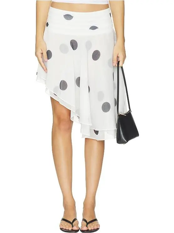 Lioness Legacy Midi Skirt In . Also - White