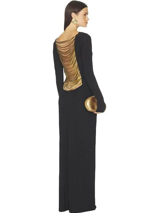 Cult Gaia Armand Gown In . Also - Black