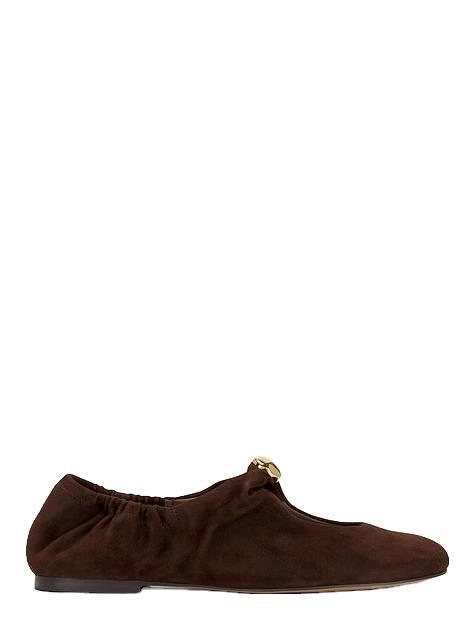 Dolce Vita Cornel Flat Suede Mary Jane Style - Brown
