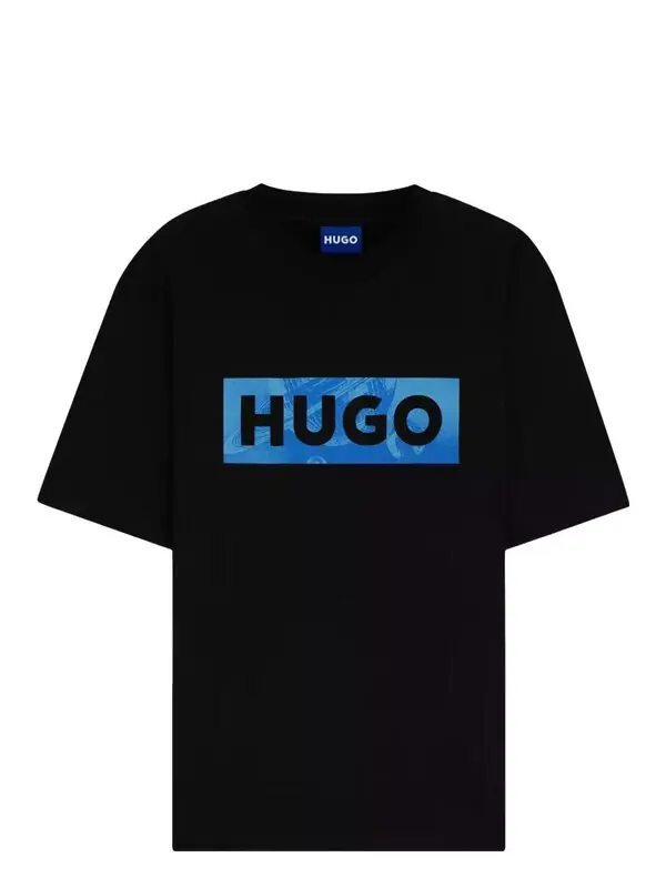 Hugo Logo T-shirt - Black