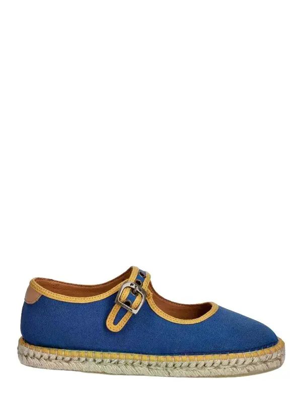 Fly London Buckle Espadrilles - Blue