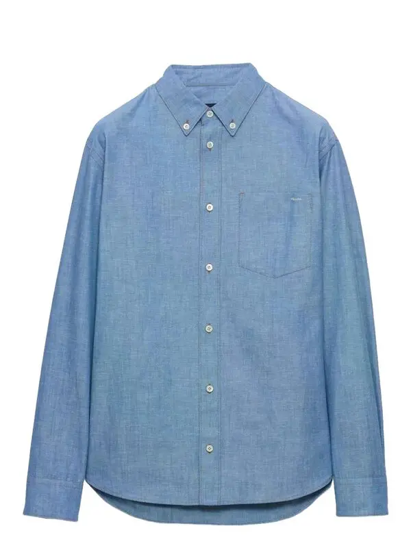 Prada Chambray Shirt - Blue