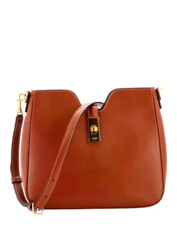 Celine Camille 16 Soft Leather Small Shoulder Bag - Brown