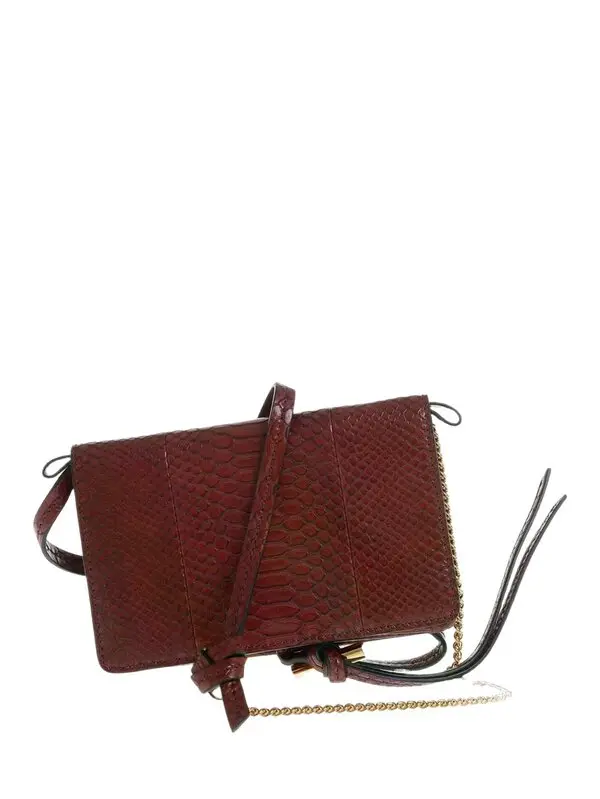 Stella McCartney Snake-effect Mini Bag - Red