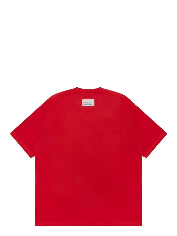 AAPE BY *A BATHING APE Logo-patch T-shirt - Red