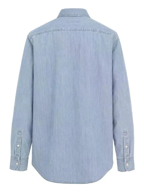 Paul & Shark Button-down Denim Shirt - Blue