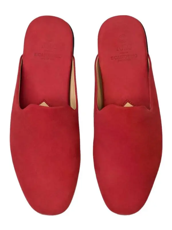 SCAROSSO Atlas Travel Slippers - Red