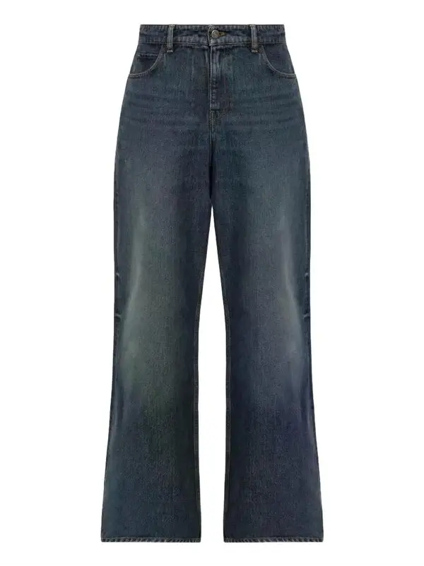 COURREGES Denim Hammer Baggy Pants - Blue