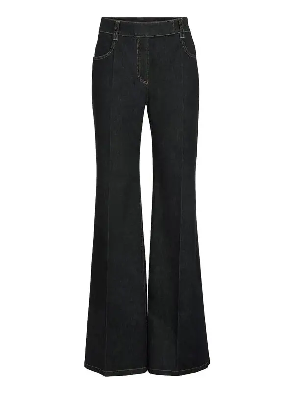 Brunello Cucinelli Monile Flared-leg Jeans - Blue