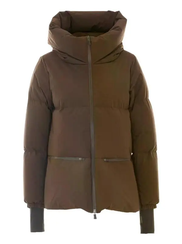 Herno Padded Hooded Jacket - Brown