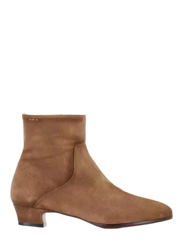 ALEXANDER HOTTO Suede Ankle Boots - Brown
