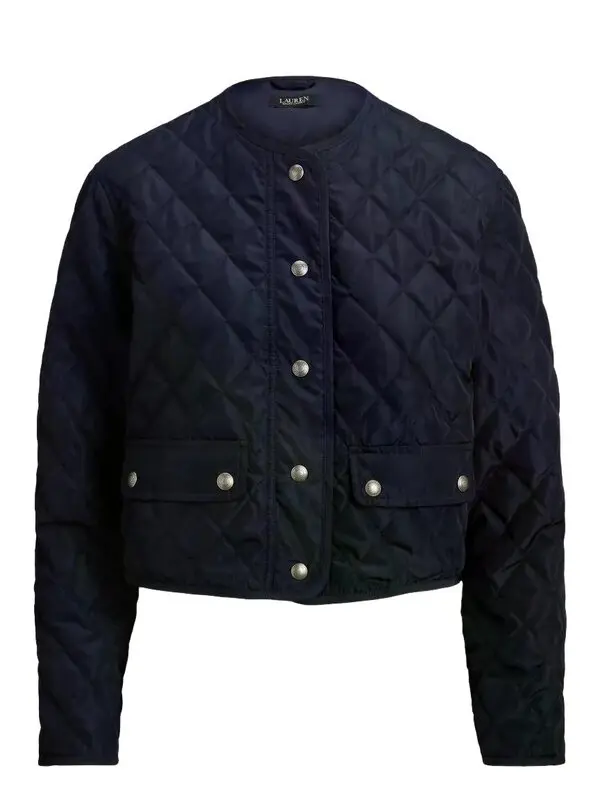 Ralph Lauren Quilted Button-fastening Jacket - Blue