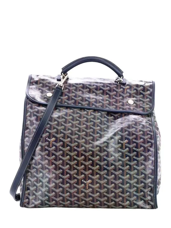 Goyard Saint Leger Briefcase Coated Canvas Backpack - Blue