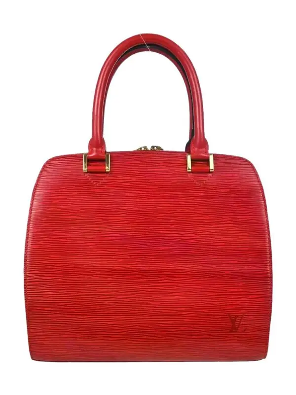LOUIS VUITTON 1997 Epi Pont Neuf Tote Bag - Red