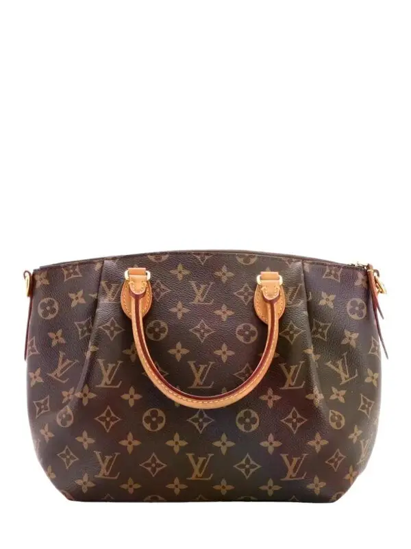 LOUIS VUITTON Turenne Handbag Monogram Canvas Pm Satchel - Brown