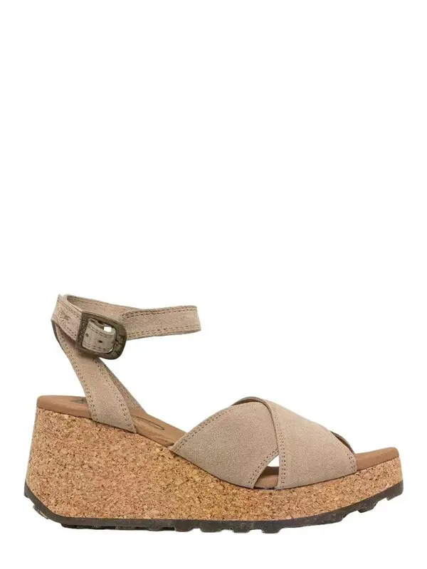 Fly London Buckle-fastening Wedge Sandals - Neutrals