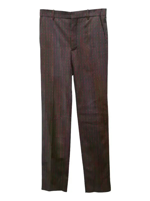Balenciaga Plaid Classic Fit Trousers - Brown