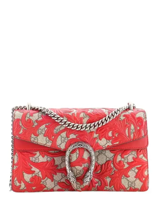 Gucci Dionysus Bag Arabesque Gg Coated Canvas Small Shoulder Bag - Brown
