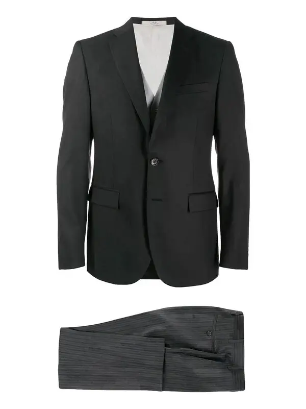Corneliani Single-breasted Three-piece Suit - Grey