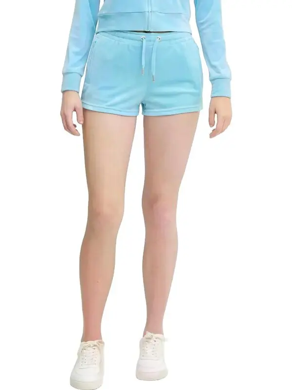 Juicy Couture Crystal-embellished Mini Shorts - Blue