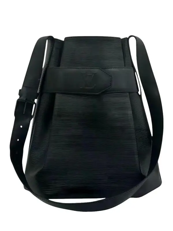 LOUIS VUITTON 1996 Epi Sac D Epaule Pm Bucket Bag - Black