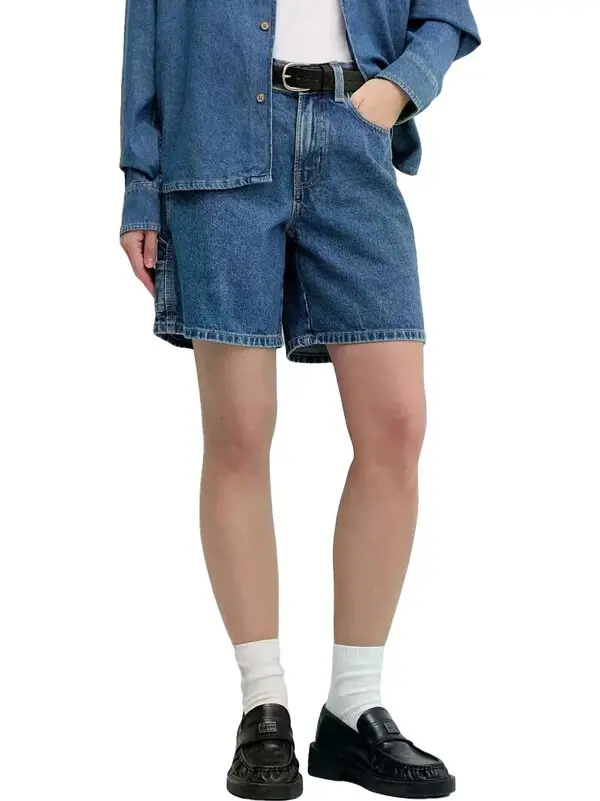 Dickies 993 Carpenter-style Denim Shorts - Blue